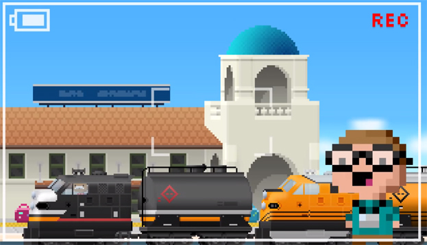 'Excited Train Guy' Is In A Game After All