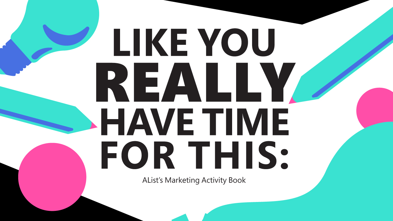 An Activity Book For Marketers