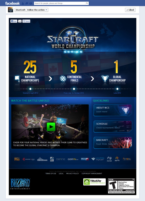 Blizzard Launches ESports World Championship